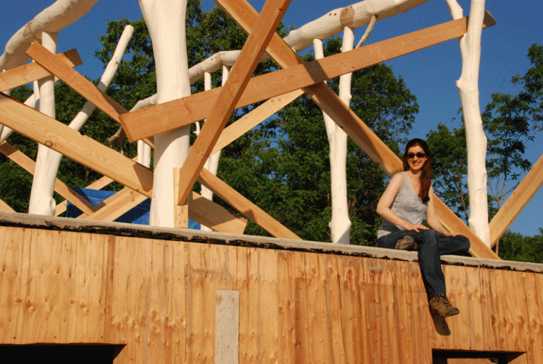 RAISING THE UNMILLED TIMBERFRAME OF UNDERHILL HOUSE – Digging in the ...