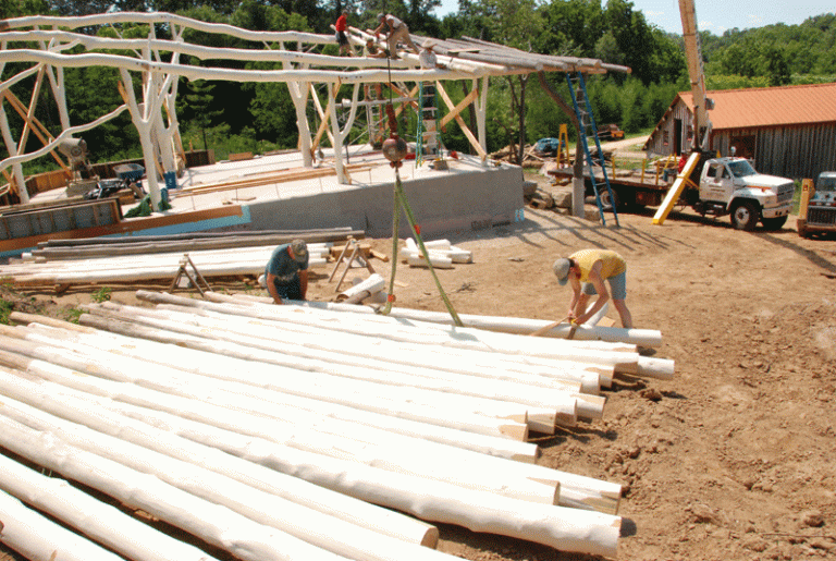 RAISING THE UNMILLED TIMBERFRAME OF UNDERHILL HOUSE – Digging in the ...
